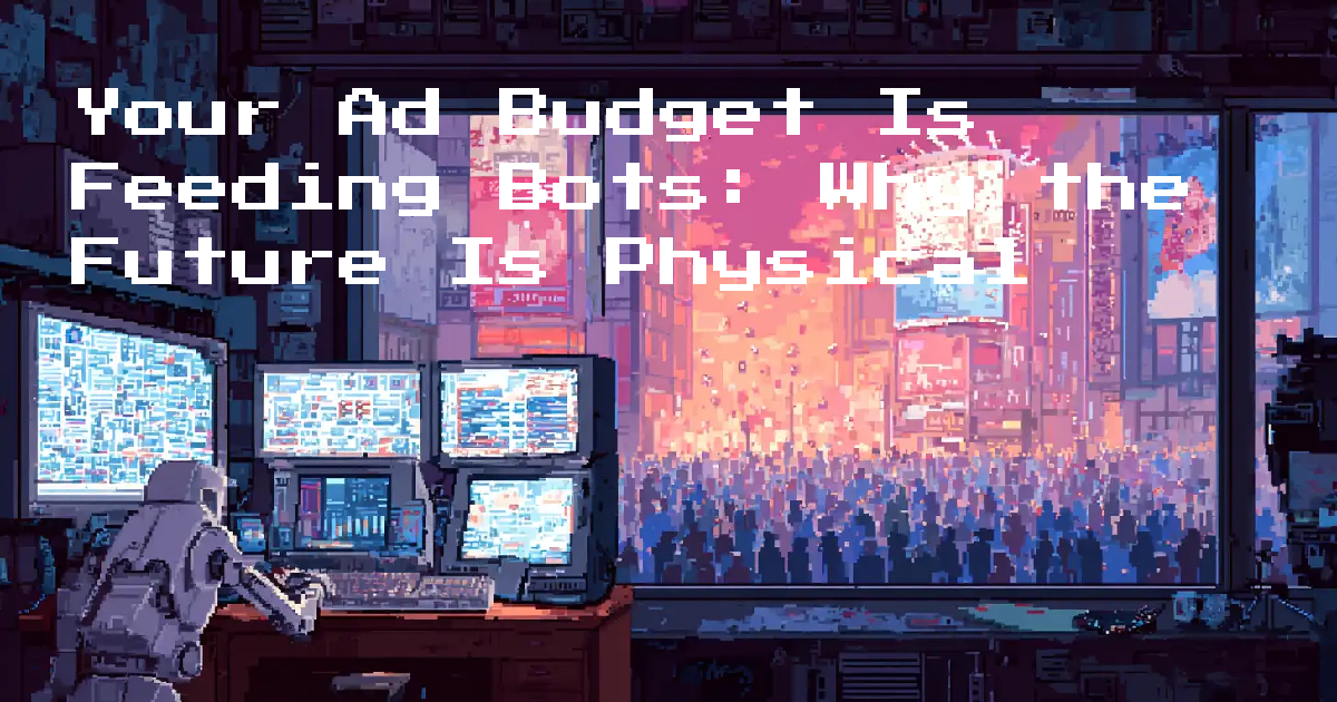 Your Ad Budget Is Feeding Bots: Why the Future Is Physical