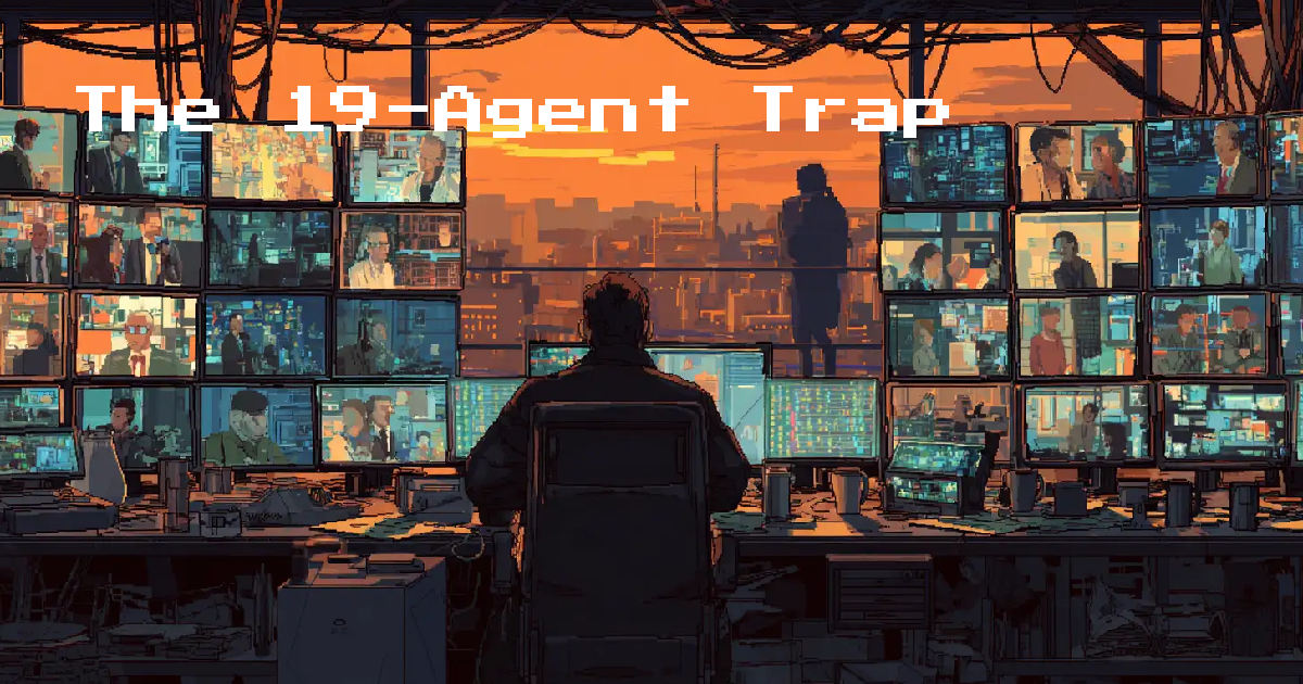 The 19-Agent Trap